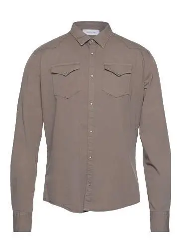 AGLINI Shirt Size Cotton, Elastane - Grey