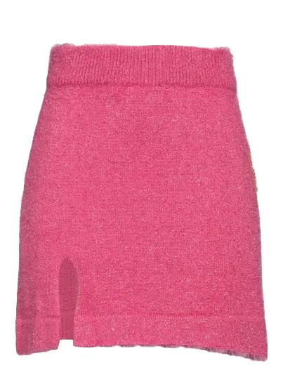 BARROW Knitted Mini Skirt - Pink