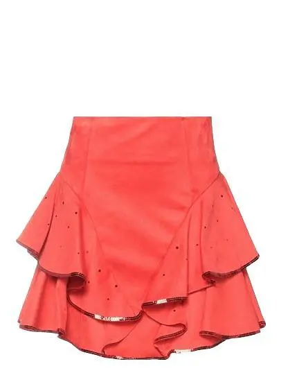 ANIYE BY Ruched Mini Skirt - Red