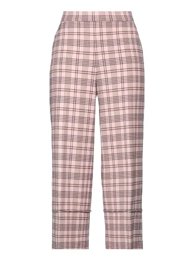 DIANA GALLESI Tartan Straight Leg Pants - Pink