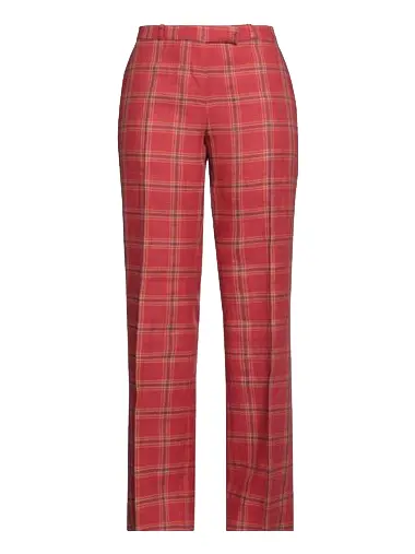 Etro Tartan Pattern Bootcut Pants - Red