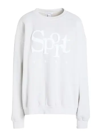 Topshop Fleece Sweatshirt - White
