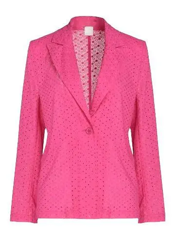 8 BY YOOX Cotton Lace Blazer - Pink