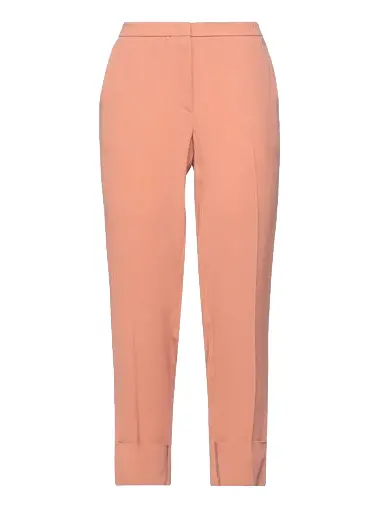 VDP VIA DELLE PERLE Straight Leg Cropped Pants - Pink