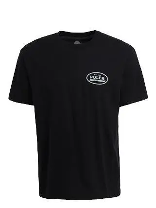POLER Brand Brand T-shirt T-shirt Size Cotton - Black