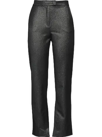 MANILA GRACE Tapered Leg Trousers - Black