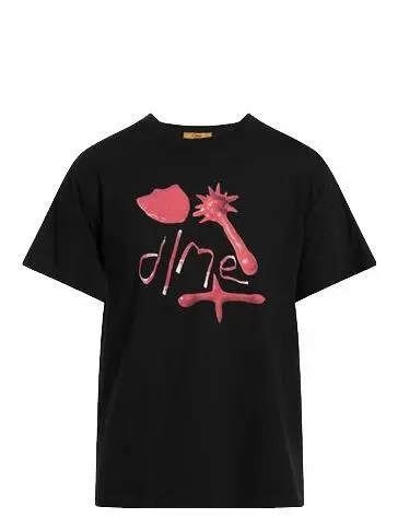 DIME T-shirt Size Cotton - Black