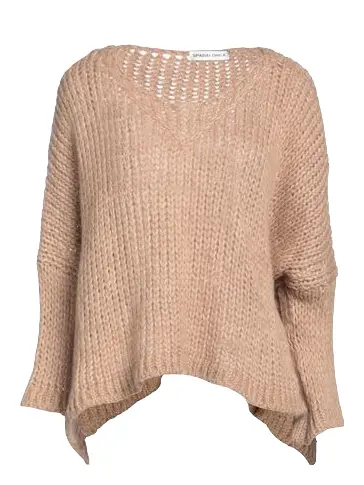SPADALONGA Knitted Crewneck Sweater - Beige
