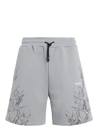 PHOBIA ARCHIVE Printed Bermuda Shorts - Grey