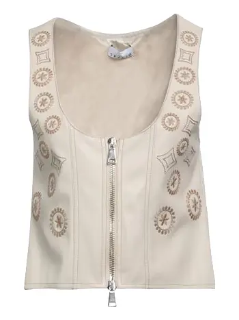 SFIZIO STUDIO Coated Embroidered Top - White