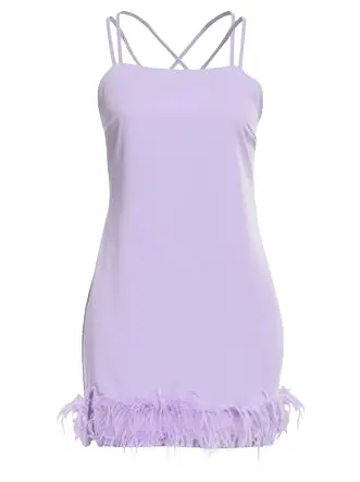 VICOLO Mini Embellished Dress - Purple