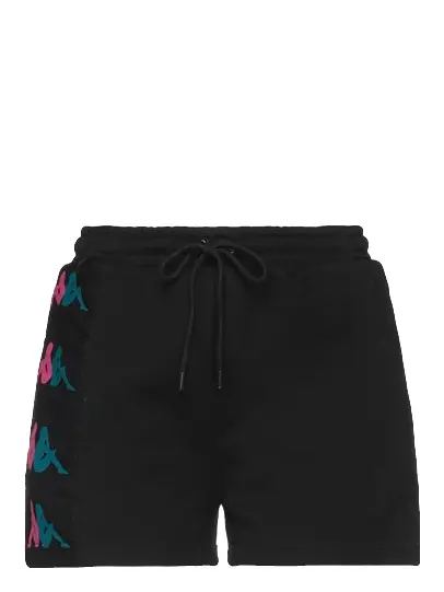 Kappa Cotton-blend Fleece Shorts - Black