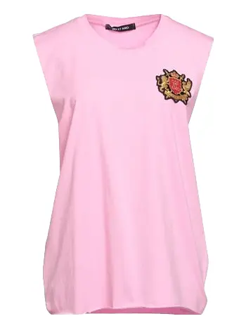 ODI ET AMO Embellished Jersey T-shirt - Pink