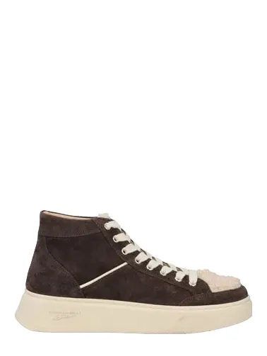 TOSCA BLU High-top Leather Sneakers - Brown