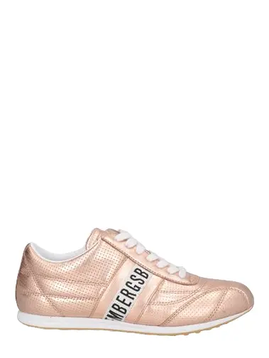 BIKKEMBERGS Soft Leather Sneakers - Rose Gold