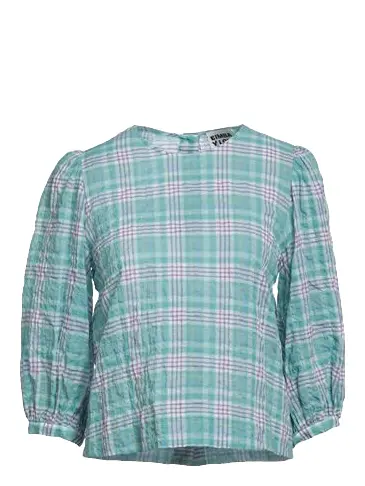 Bimba Y Lola Checked Weave Top - Blue