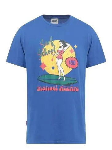 MANUEL RITZ T-shirt Size Cotton - Blue