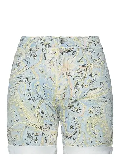 Dixie Paisley Print Shorts - Blue