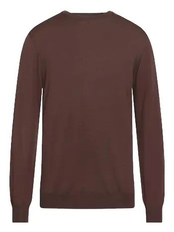 DRUMOHR Knitted Cotton Sweater - Brown