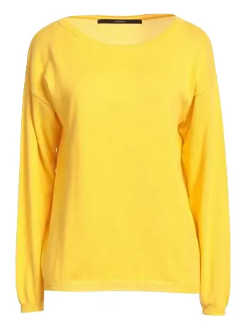 BELLWOOD Knitted Cotton Sweater - Yellow