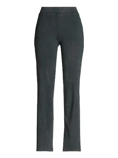 Topshop Ribbed Wide Leg Pants - Grey