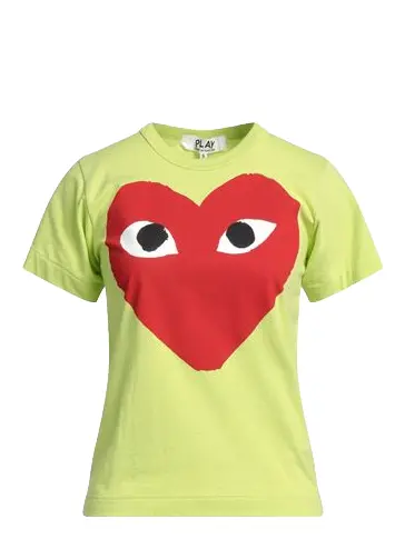 Play Comme Des Garcon Printed Jersey T-shirt - Green