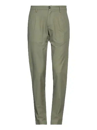 LIU •JO MAN Pants Size Cotton, Linen, Elastane - Green