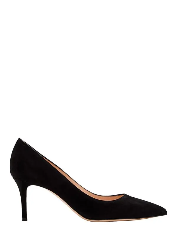 GIANVITO ROSSI Pointed Toe Stiletto Pumps - Black