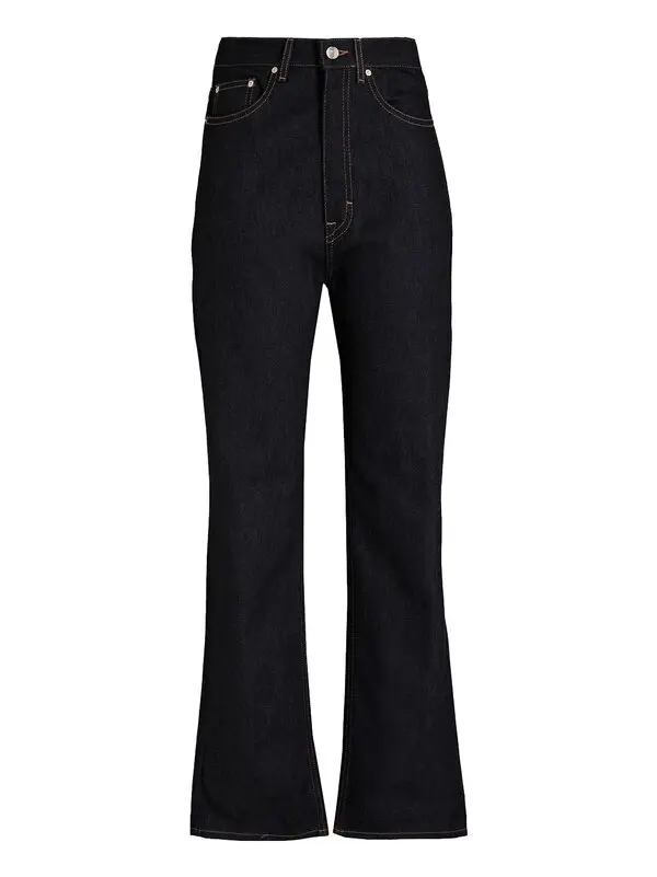 Remain Birger Christensen High-rise Straight-leg Jeans - Black