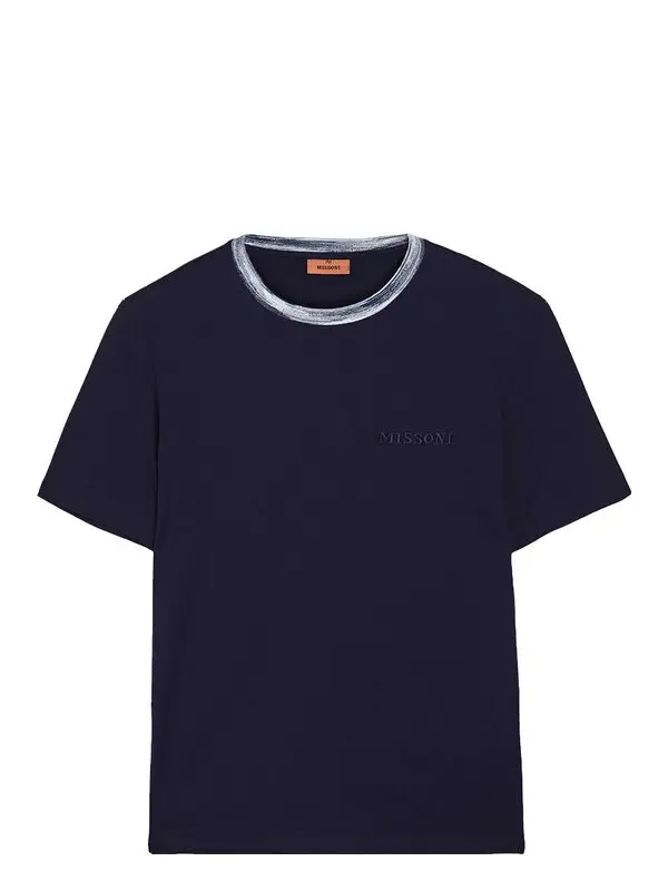 Missoni Cottonjersey Tshirt - Midnight Blue