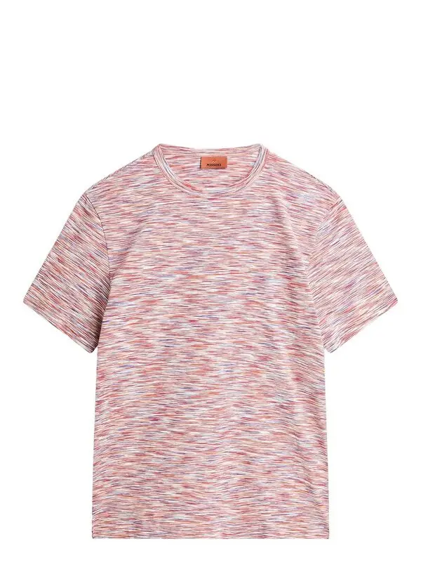 Missoni Spacedyed Cottonjersey Tshirt - Brick