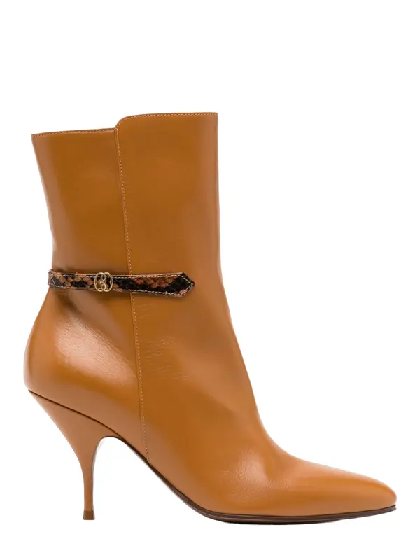 Bally Odeya 85mm Leather Boots - Brown