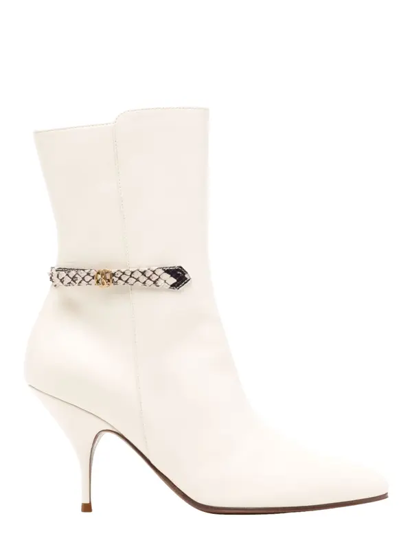 Bally Odeya 85mm Leather Boots - Neutrals