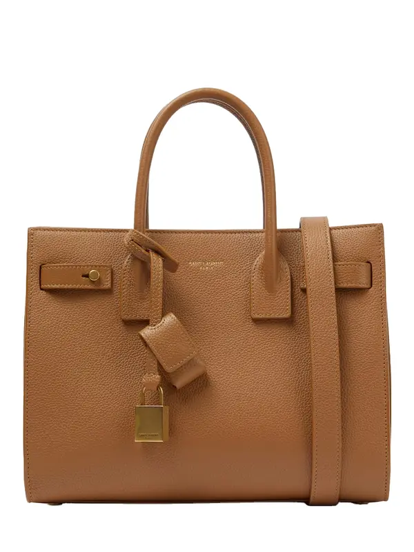 Saint Laurent Sac De Jour Baby Small Tote Bag - Brown
