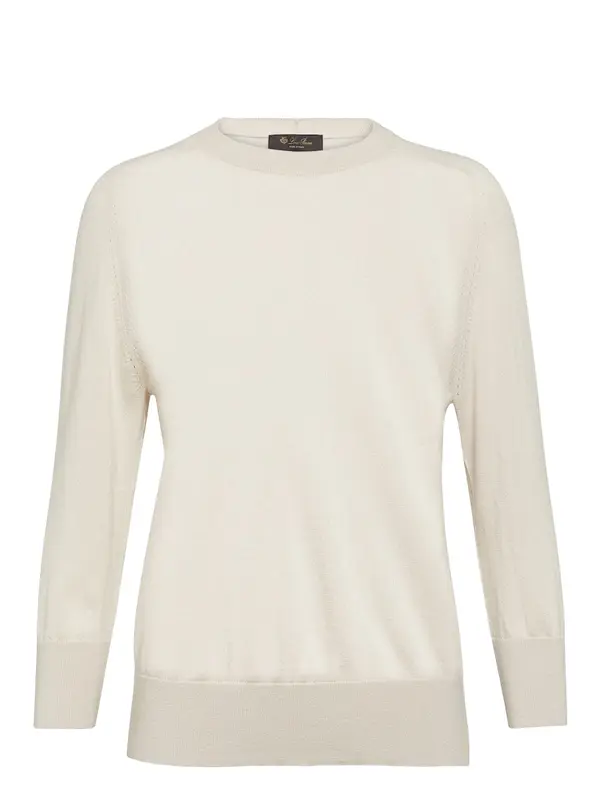Loro Piana Piuma Cashmere Sweater - Beige