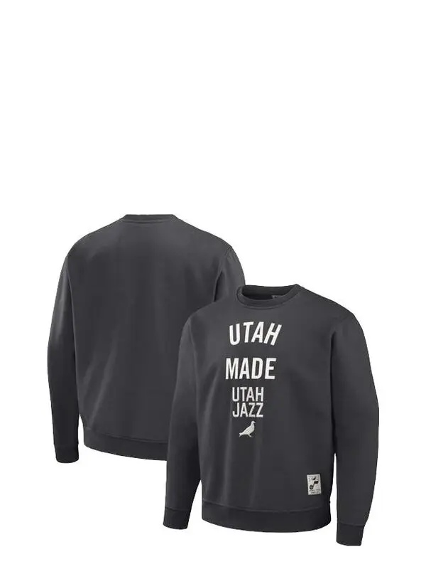 STAPLE Nba X Utah Jazz Crewneck Sweatshirt - Anthracite