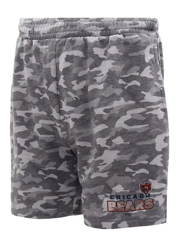 CONCEPTS SPORT Chicago Bears Biscayne Camo Shorts - Charcoal