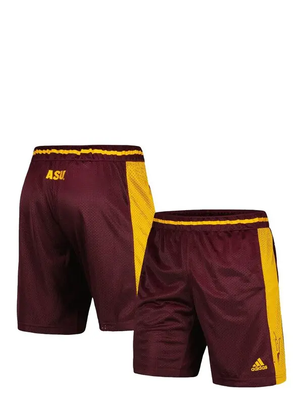 Adidas Arizona State Sun Devils Swingman Aeroready Basketball Shorts - Maroon