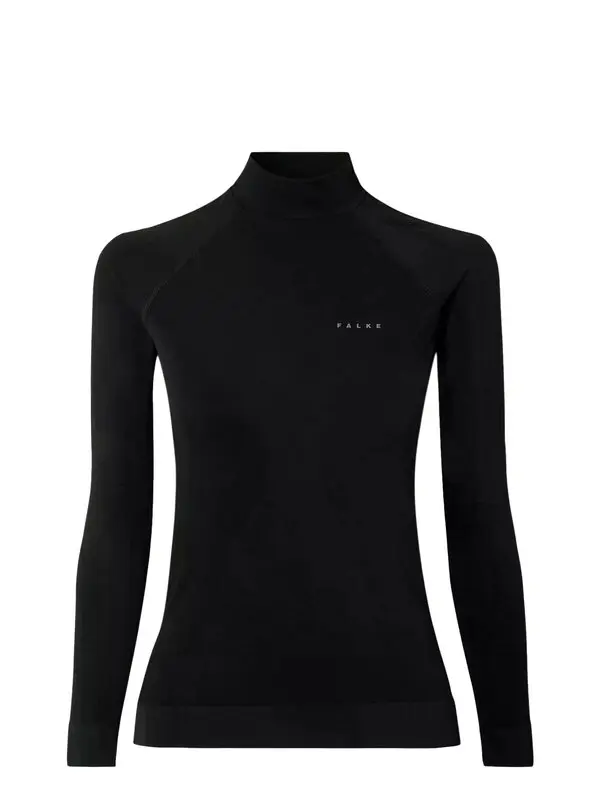 Falke Ergonomic Sport System Maximum Warm Turtleneck Top - Black
