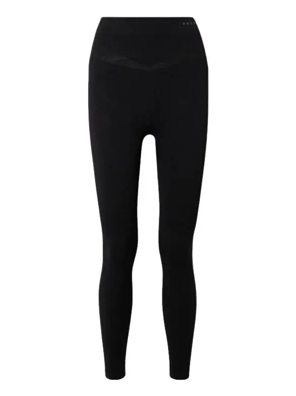 Falke Maximum Warm Stretch-jersey Leggings - Black