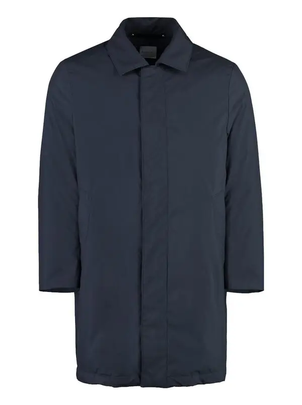 Paul Smith Technical Fabric Parka - Blue