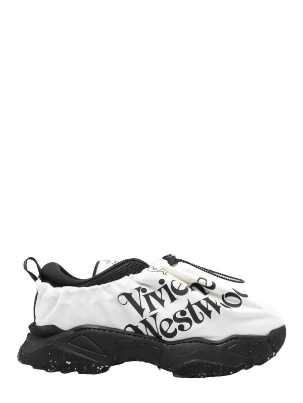 VIVIENNE WESTWOOD Logo-print Layered Sneakers - Black
