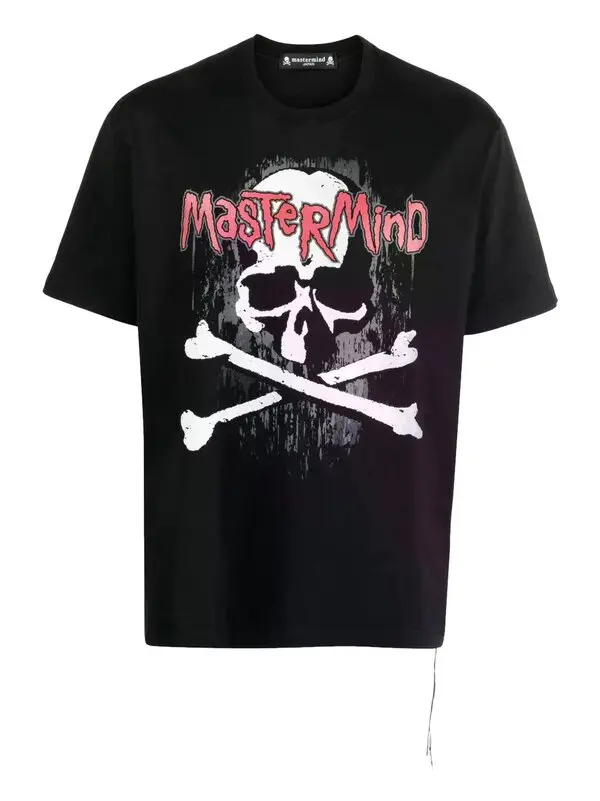 MASTERMIND WORLD Graphic-print Cotton T-shirt - Black