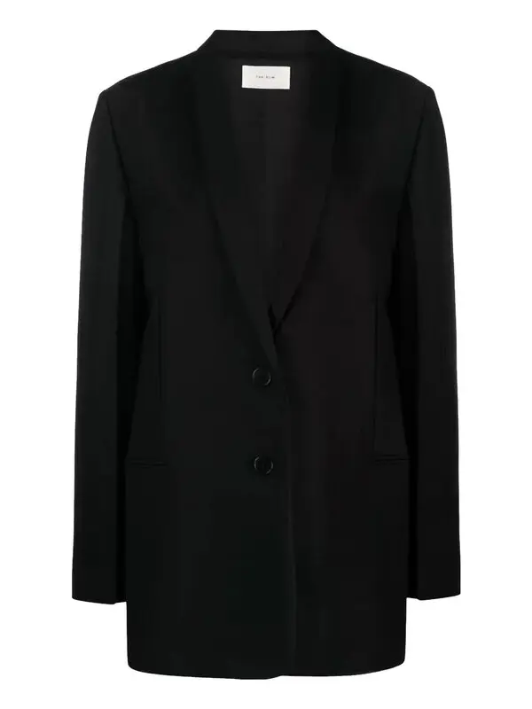 THE ROW Cowal Cut-out Blazer - Black