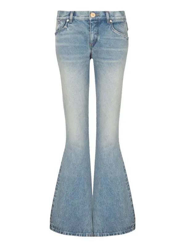 Balmain Western Bootcut Jeans - Blue