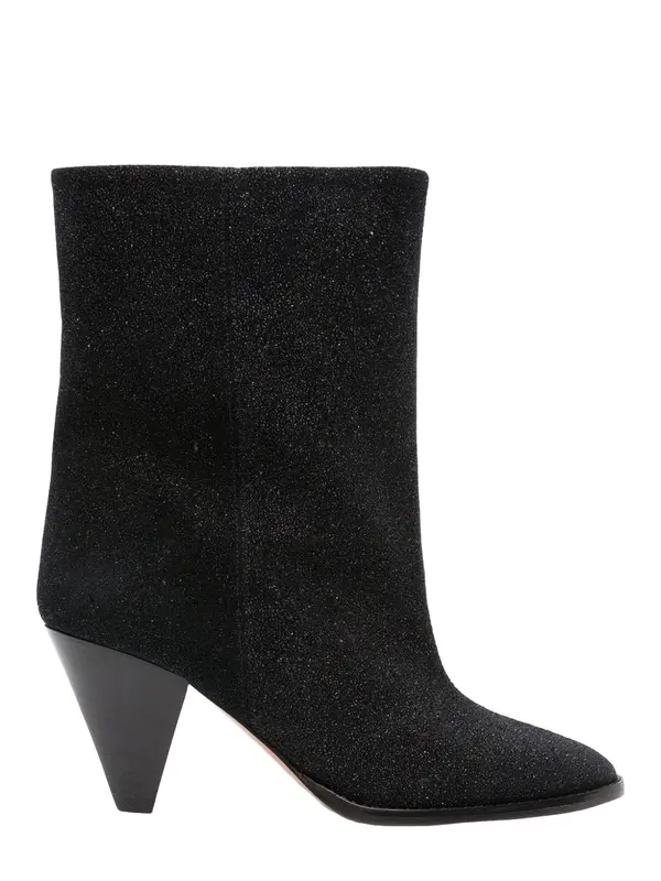 Isabel Marant Rouxa Suede 85mm Boots - Black