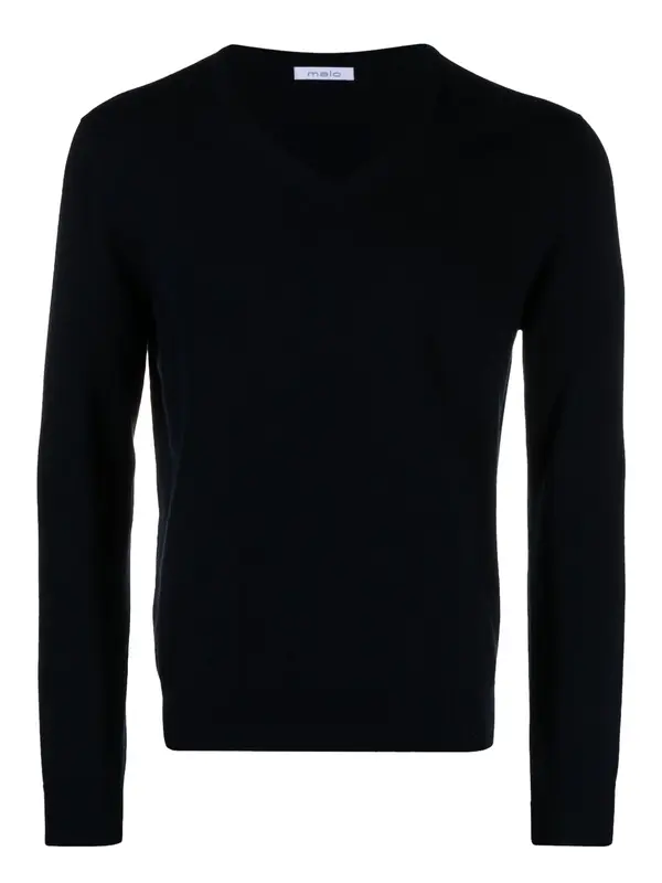 Malo Fine-knit Cashmere Jumper - Blue