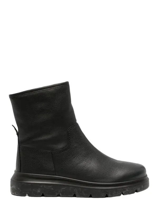 Ecco Nouvelle Leather Ankle Boots - Black