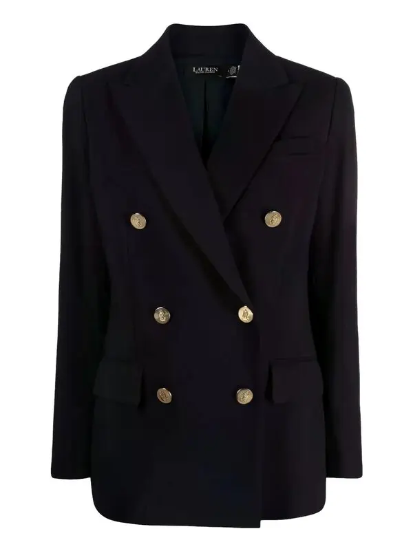 Ralph Lauren Peak-lapels Double-breasted Blazer - Blue