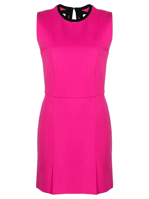 MSGM Cutout-bow Minidress - Pink